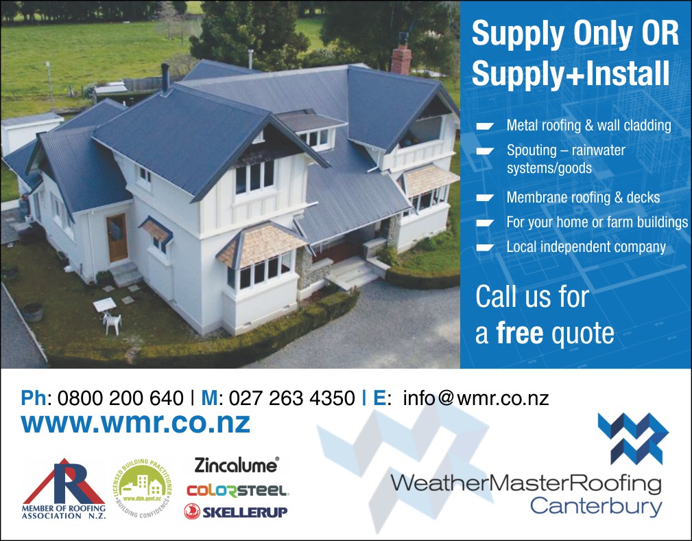 For our Local Rural Friends... - Weathermaster Roofing Canterbury Ltd.